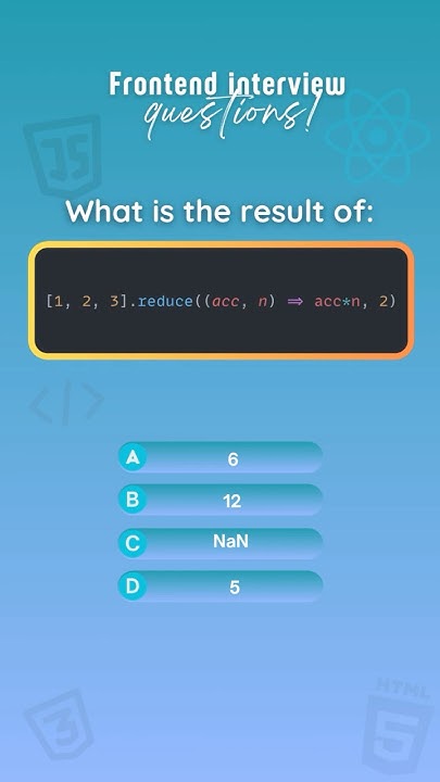Frontend interview questions: Quiz 60 #javascript #react #interview #developer #coding # ...