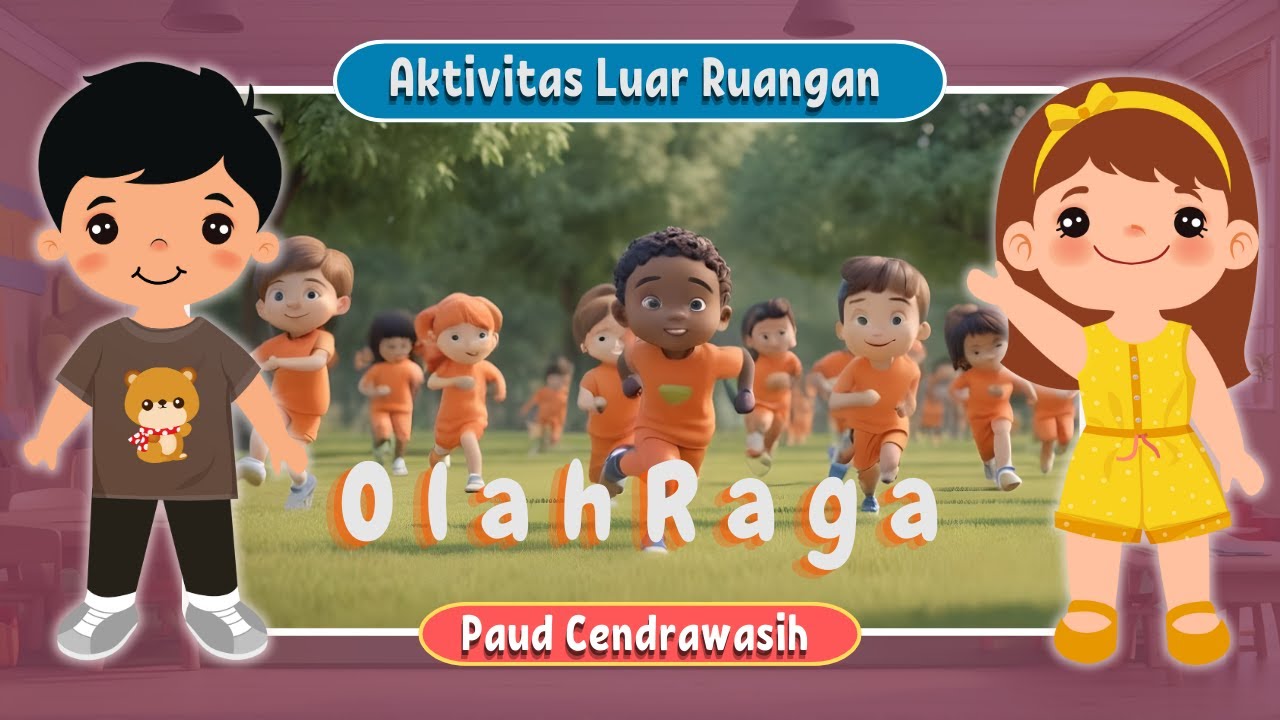 Olahraga Aktivitas Di luar Ruangan #paudcendrawasih - YouTube