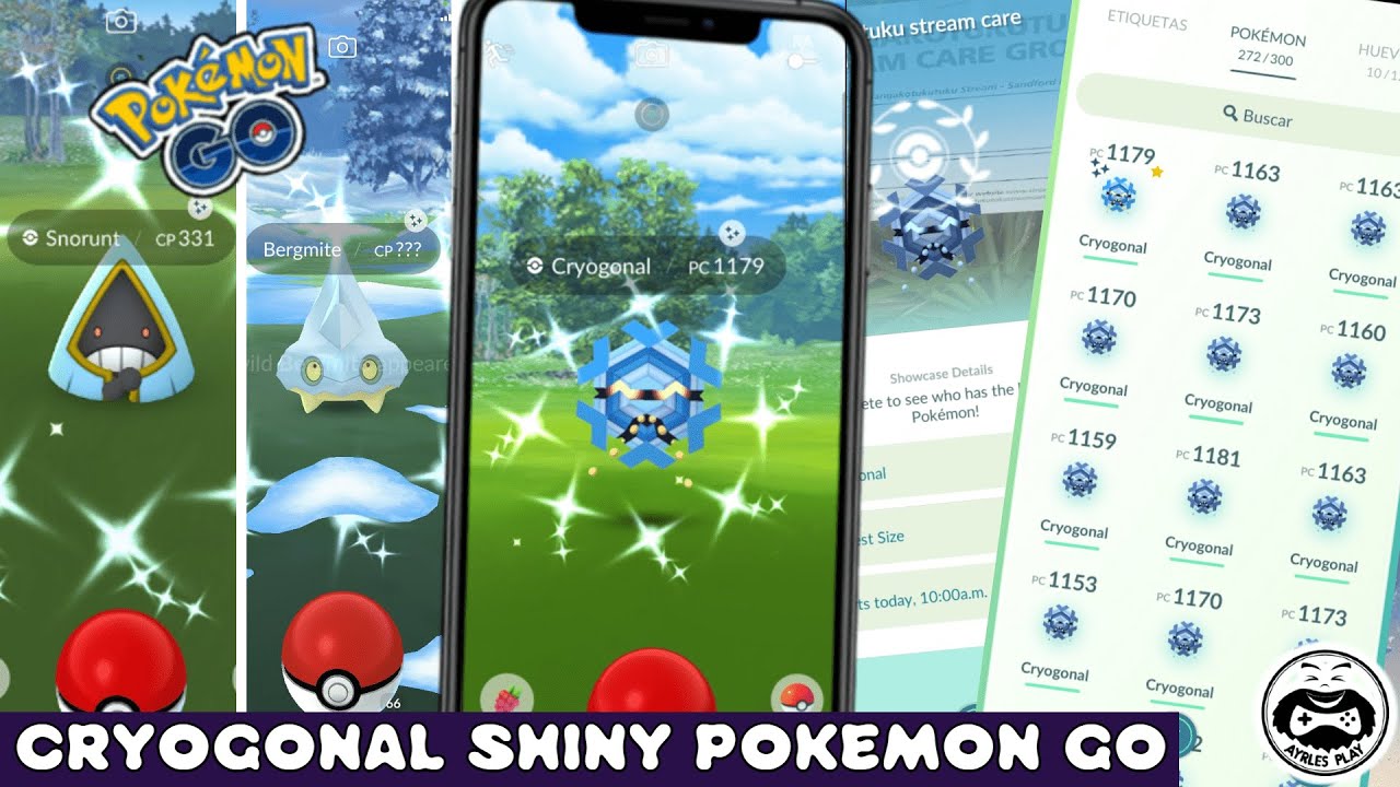 COMO CONSEGUIR A CRYOGONAL SHINY POKEMON GO - YouTube