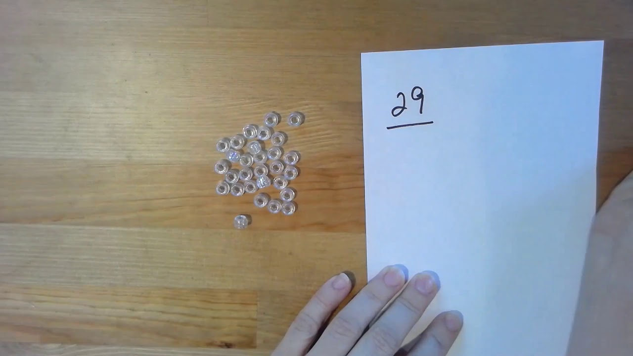 Large Handfuls - Counting Notebook - YouTube