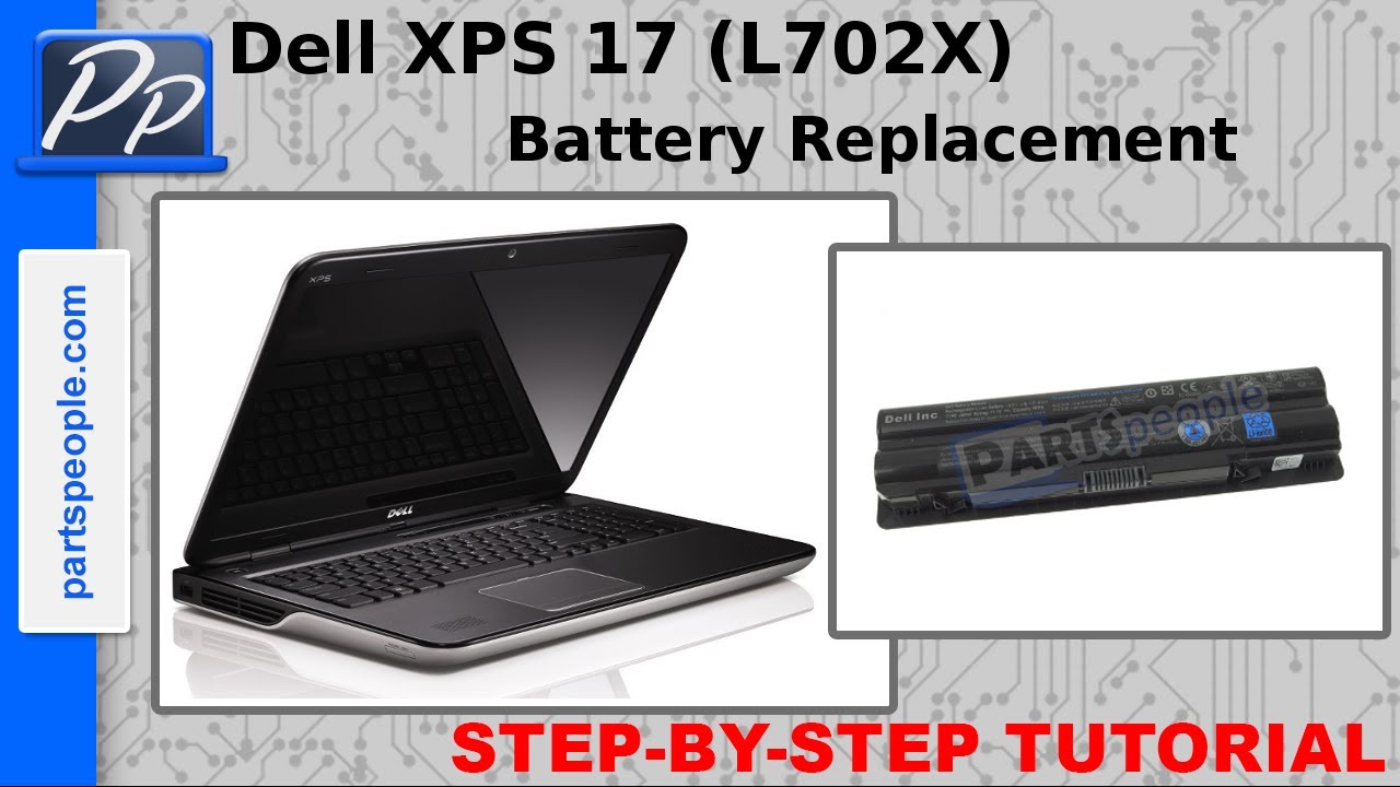 Dell XPS 17 (L702X) Battery Replacement Video Tutorial Teardown - YouTube