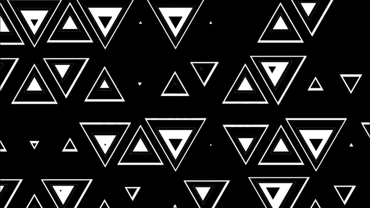 Club Visuals 1238 - Black & White Triangles Pattern - YouTube