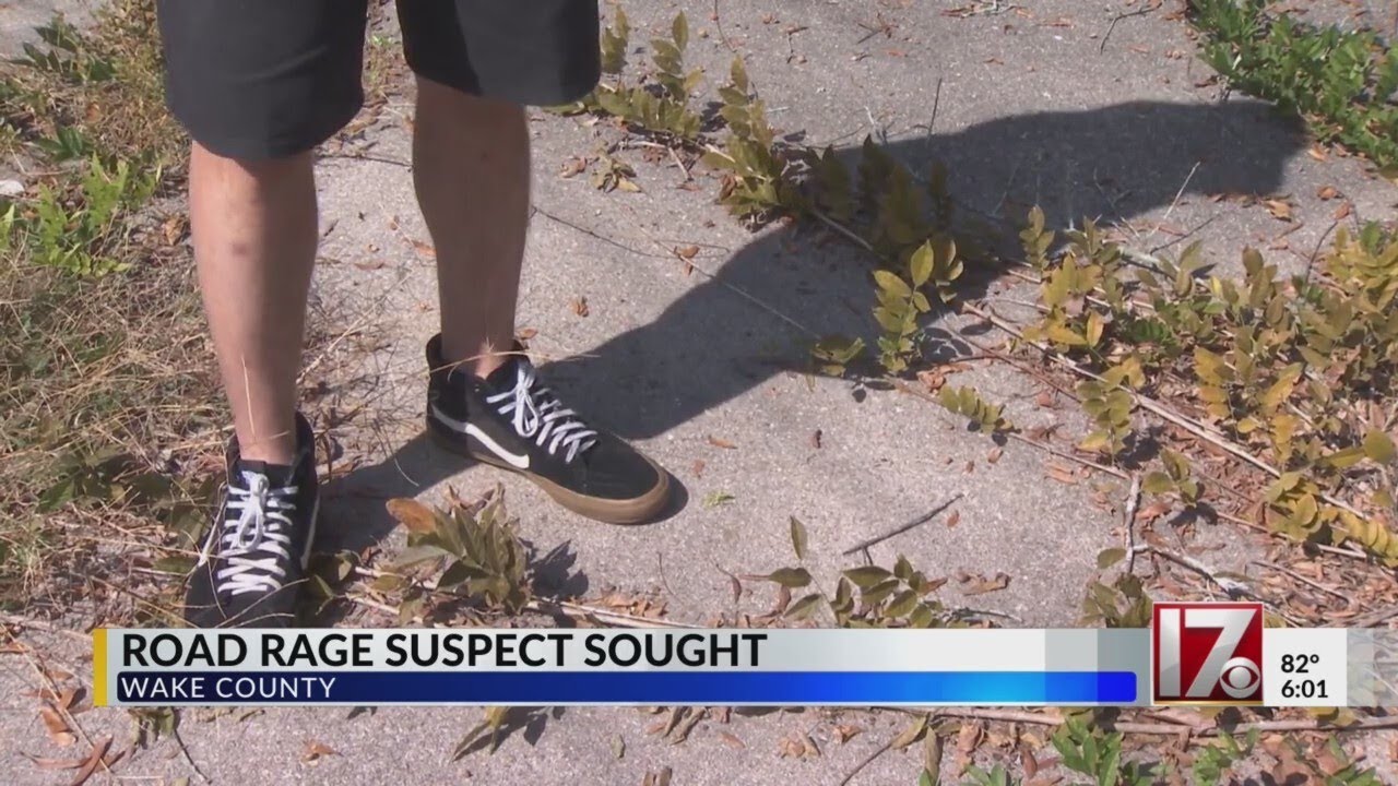 Road rage suspect sought after firing shots at driver in Raleigh - YouTube