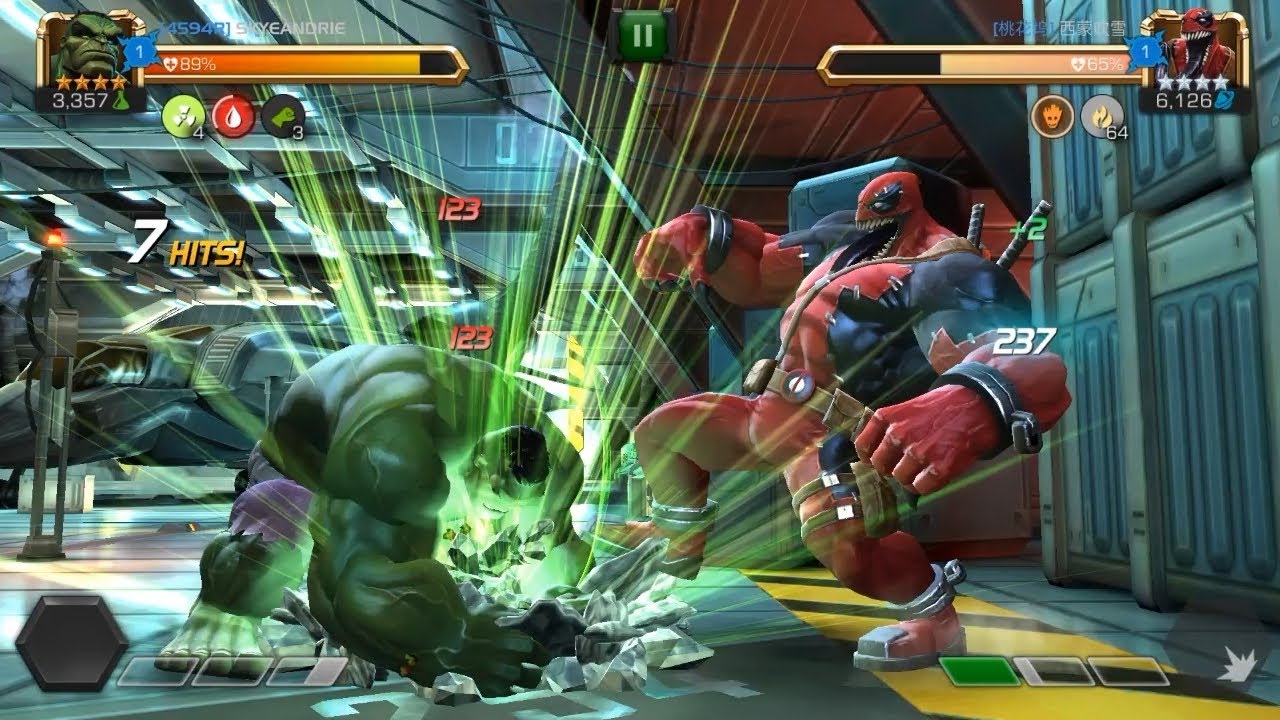 THE INCREDIBLE HULK versus VENOMPOOL | 1V1 FIGHT | MARVEL CONTEST OF ...