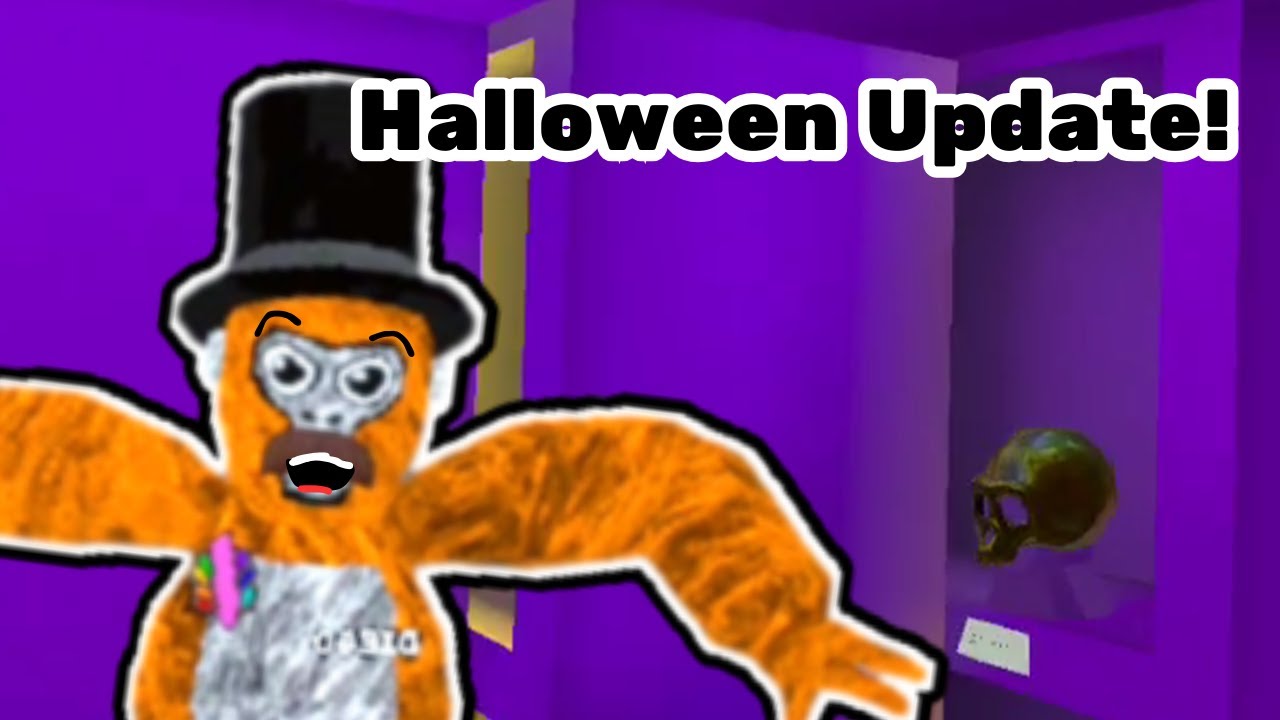 Halloween Update Gorilla Tag! New golden mask?! - YouTube