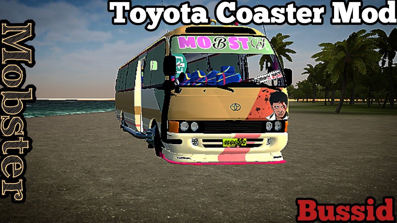 Mobster || Bussid Livery || Toyota Coaster || Bus Simulator Indonesia ...