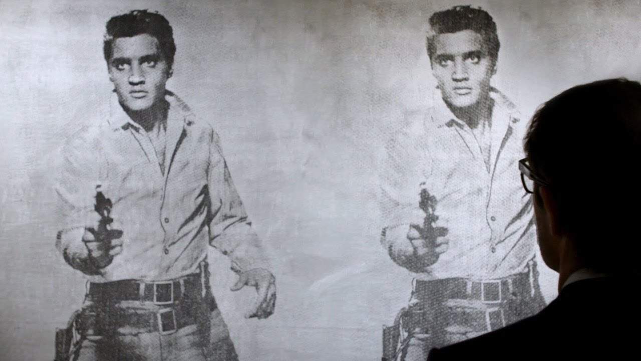 Warhol Paints Elvis on the Silver Screen - YouTube