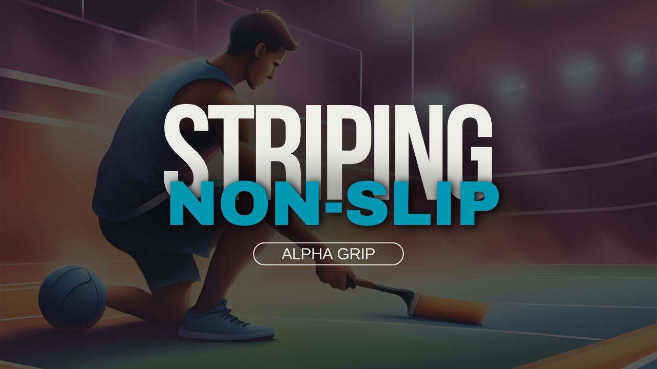 The Ultimate Court Upgrade: Non-Slip Stripes with Alpha Grip Paint! - YouTube