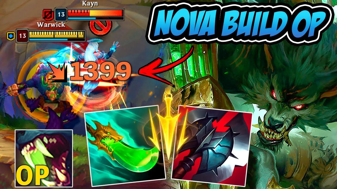 ESSA NOVA BUILD DO WARWICK FAZ ELE FICAR ABSURDAMENTE OP !! - LEAGUE OF ...