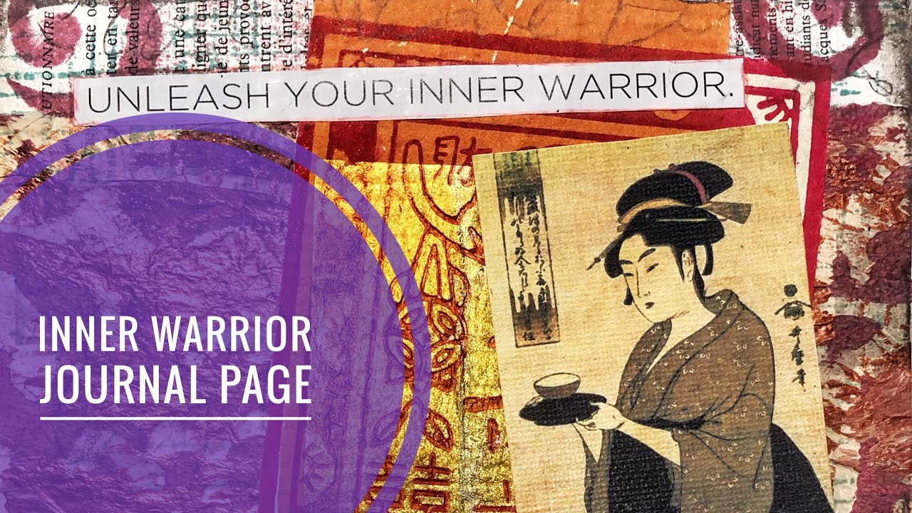 Inner Warrior journal page - YouTube