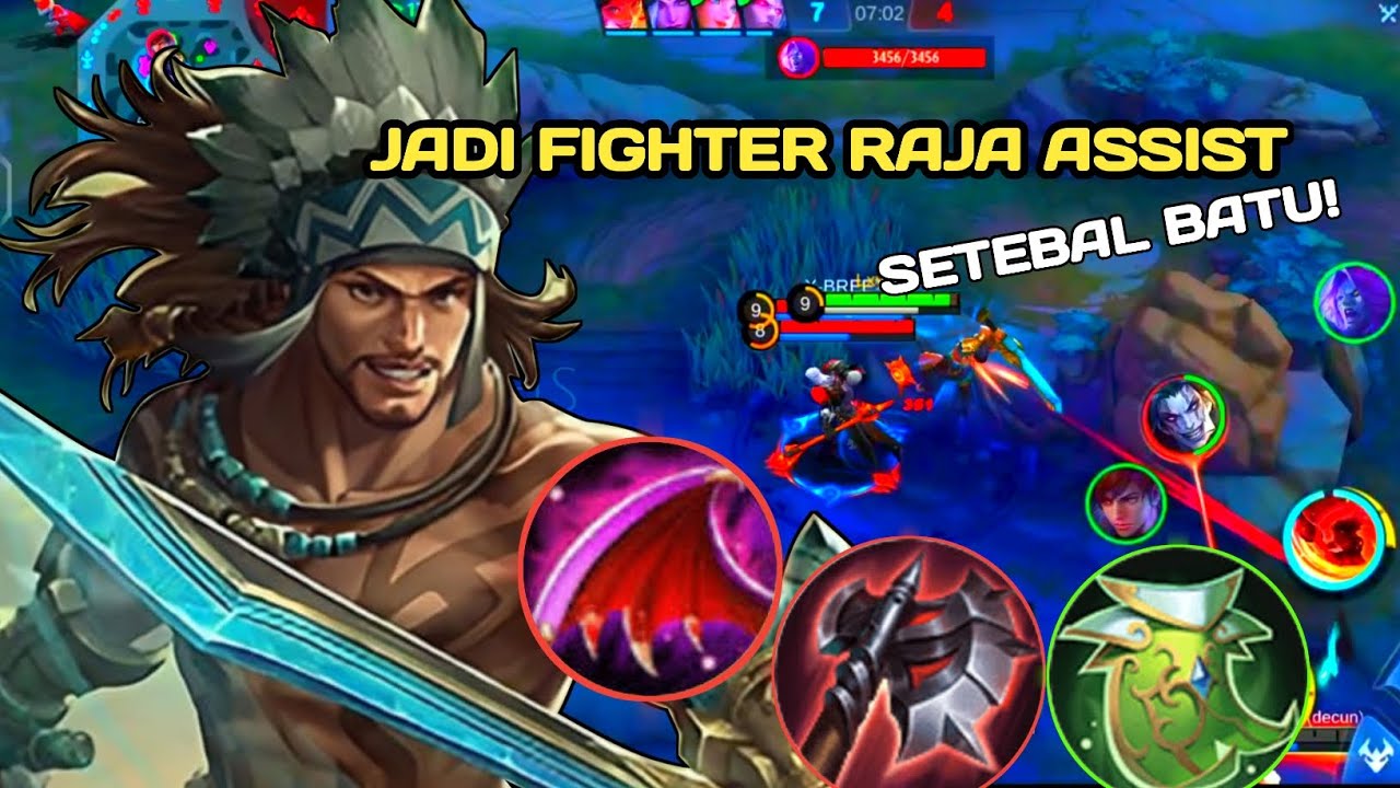 SETEBAL BATU JADI FIGHTER RAJA ASSIST! BUILD LAPU-LAPU TERSAKIT DAN TERKUAT 2023 | BUILD LAPU ...