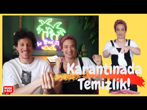 VLOG | KARANTİNADA TEMİZLİK! Taş,Kağıt,Makas Düellosu...