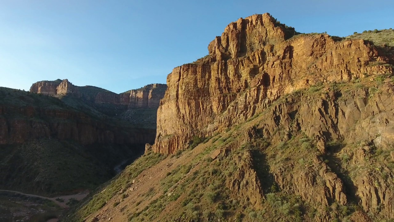 Phantom 4 Cruising The Upper Salt River - YouTube