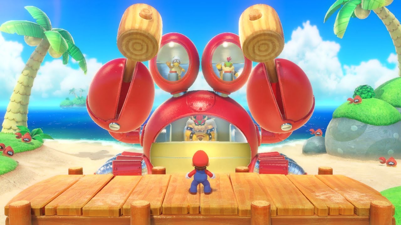 Super Mario Party Minigames Mario, Bowser, Bowser Jr, Hammer Bro - YouTube