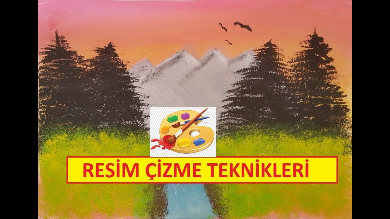 RESİM ÇİZME TEKNİKLERİ #2 - YouTube