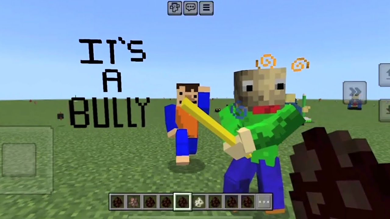 Baldi's Basics Addons review Minecraft PE Mod - YouTube