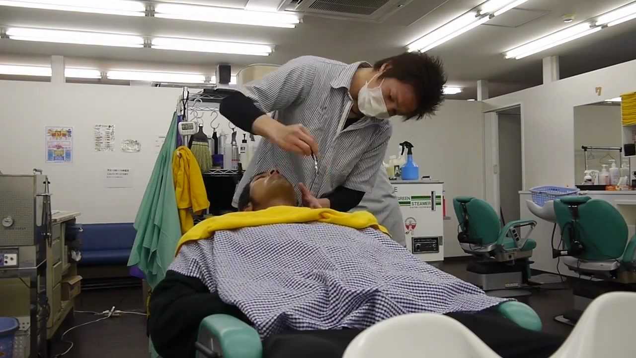 Japan, How it is - Getting a Shave - YouTube