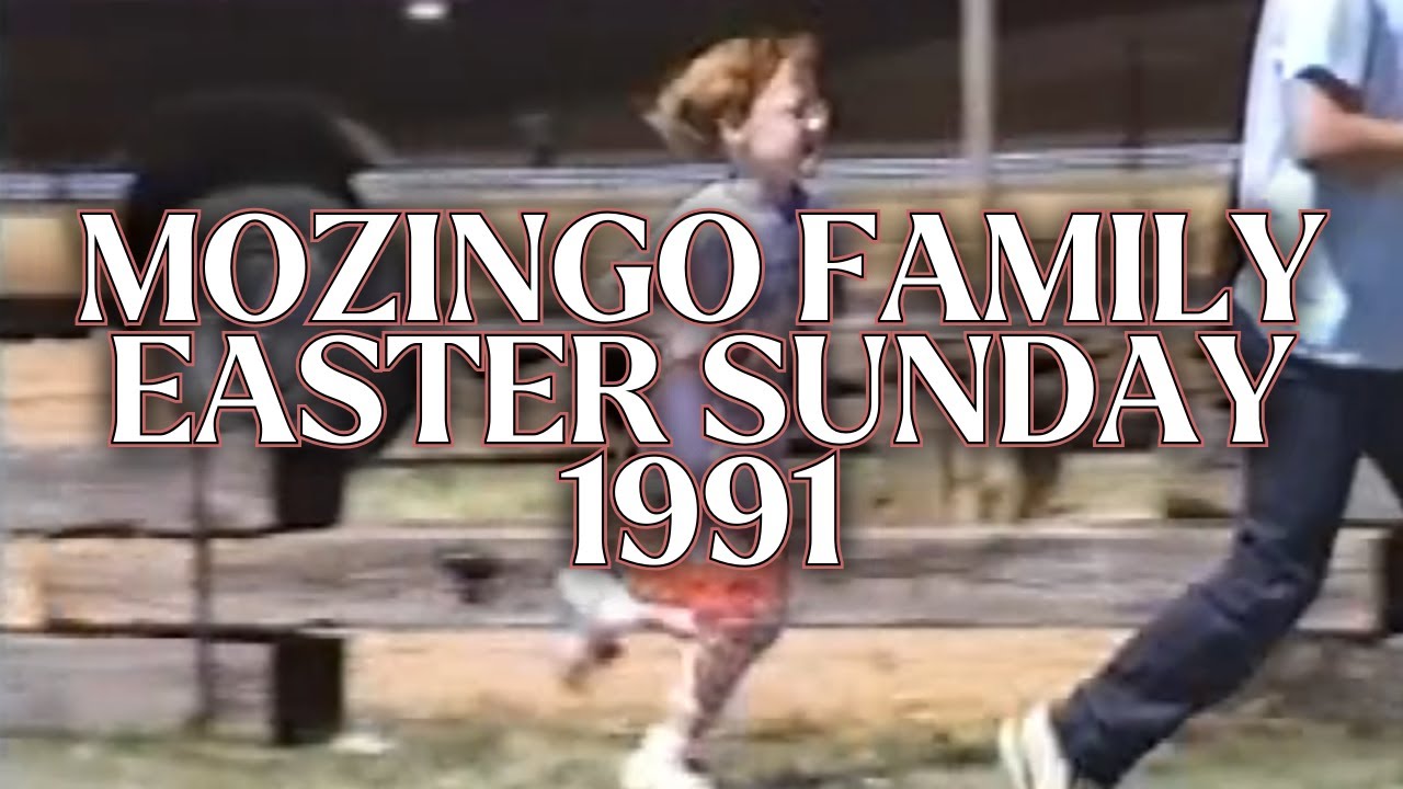 Mozingo Family Easter Sunday 1991 - YouTube