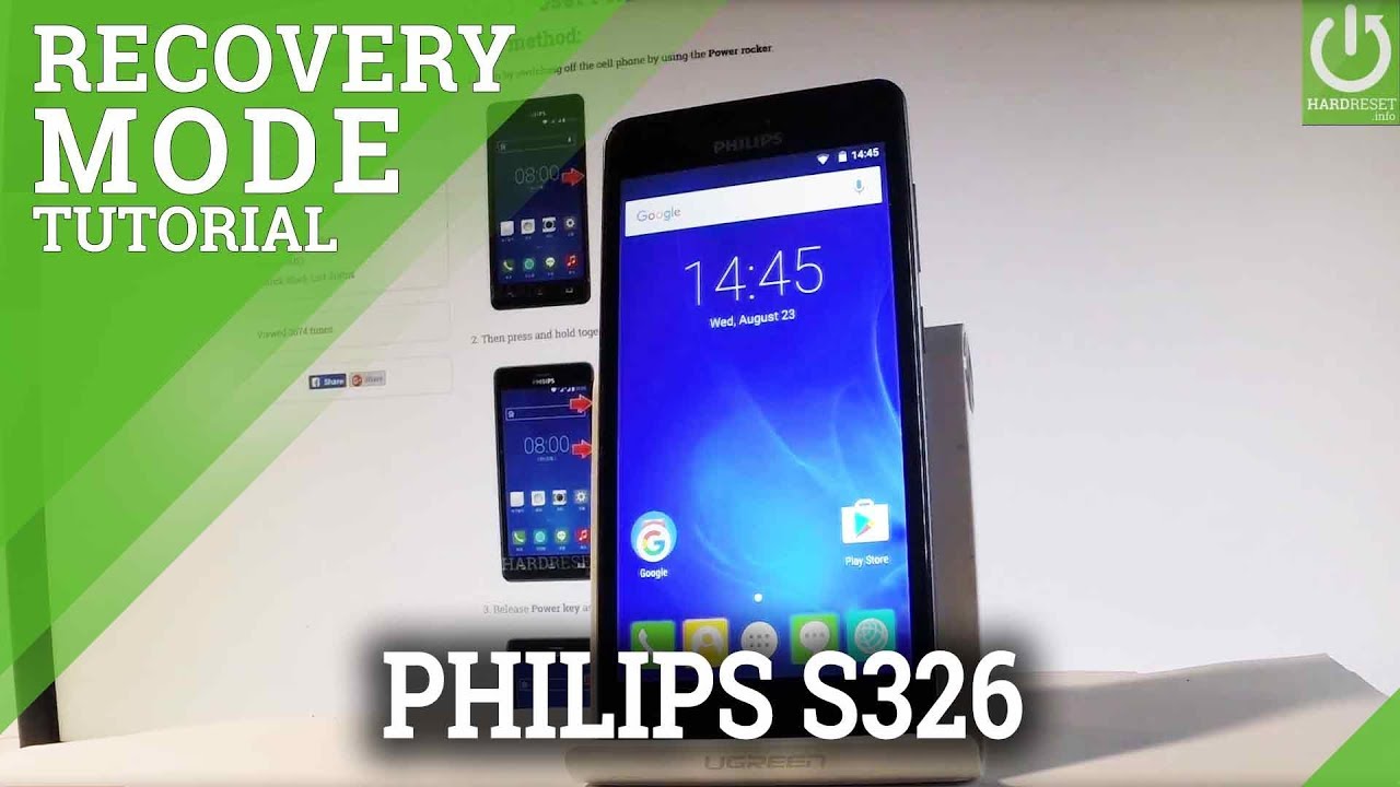 PHILIPS S326 Recovery Mode / Enter & Quit Recovery Mode - YouTube