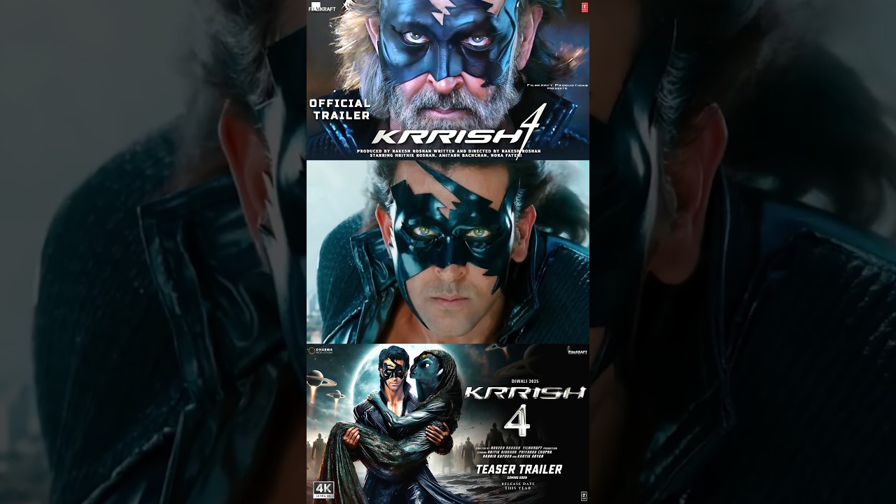 Krrish 4 - Official Trailer | Hrithik Roshan | Priyanka C | Krrish 4 ...