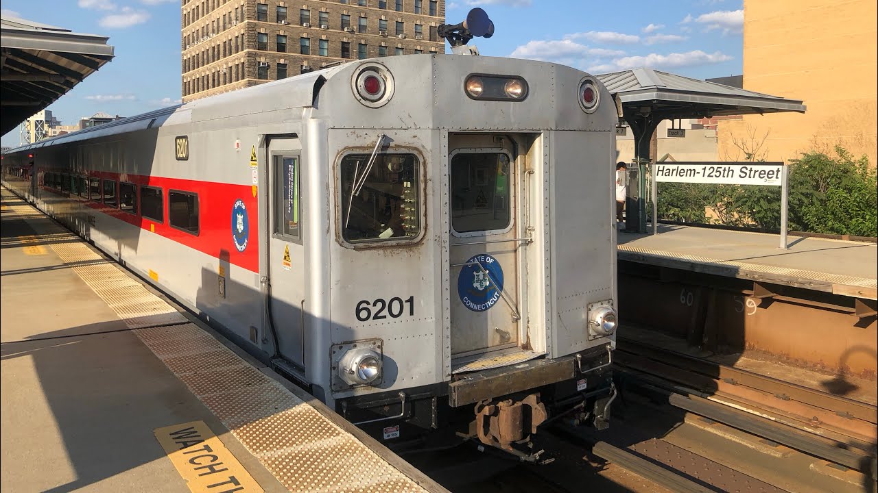 CDOT Cab Car 6201 and P32ACDM 216 leading train into GCT. FT Train meet ...