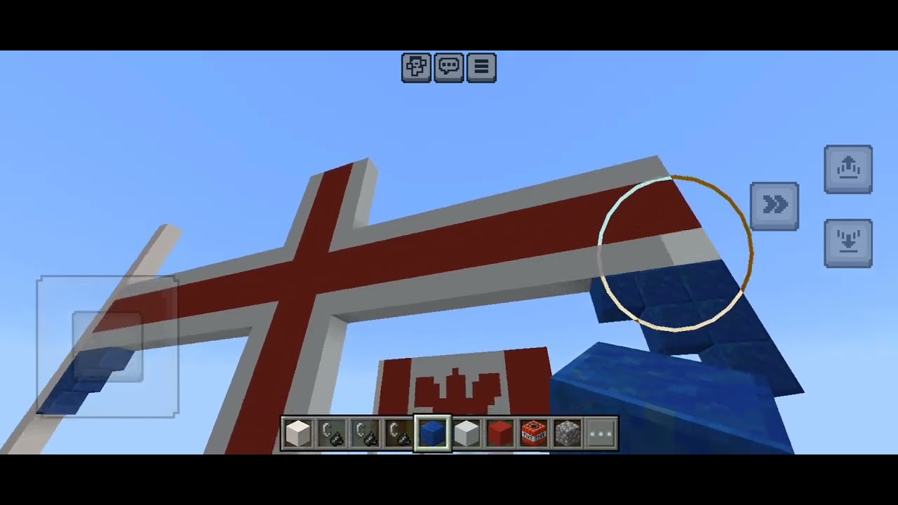 Tutorial of making the flag of Britain 🇬🇧 in minecraft! Must watch! # ...