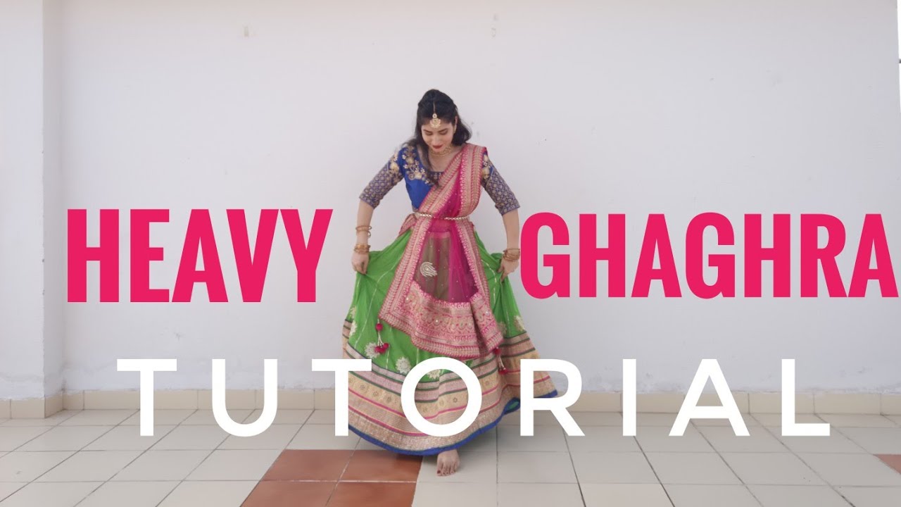 Heavy Ghaghara TUTORIAL with Music | हेवी घाघरा | Easy dance on Heavy ...