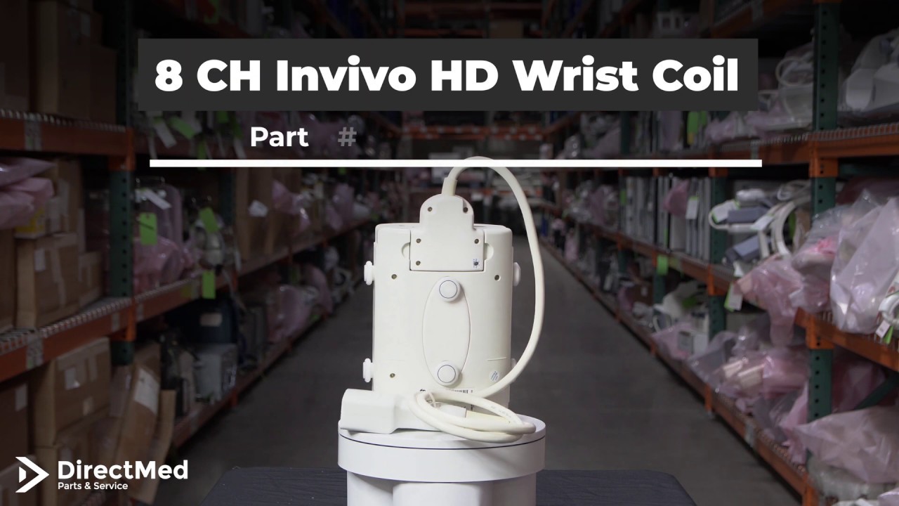 8 CH Invivo HD Wrist Coil Part # 5160986-2 | GE MRI - YouTube