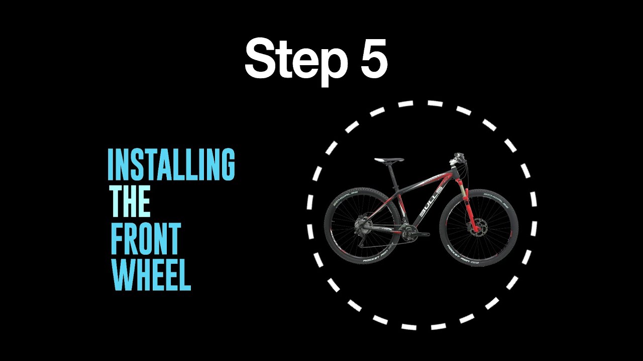 MTB Step 5: Inserting the Front Wheel - YouTube