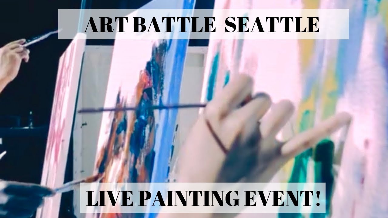 ART BATTLE-Live Painting Event (ColorByFeliks) - YouTube