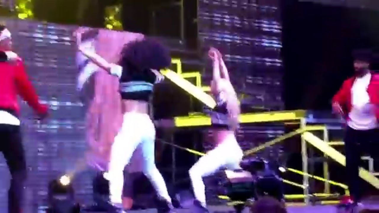 Jason Derulo Dancers (Ragon and Monica Freestyle) Manchester 4/2/16 ...