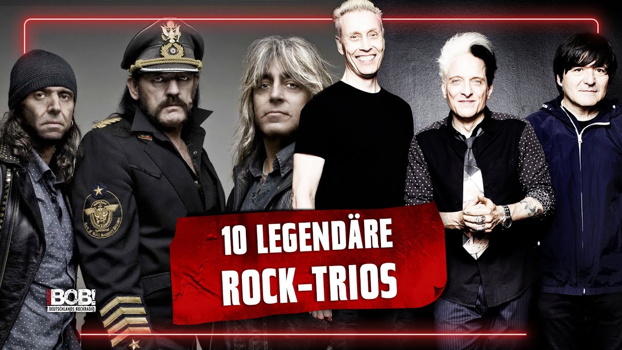 10 legendäre Rock-Trios - YouTube