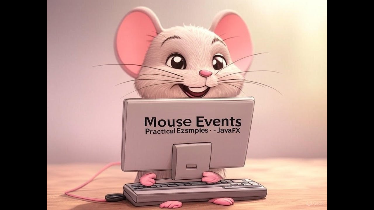 Mouse Events Practical Examples — JavaFX - YouTube