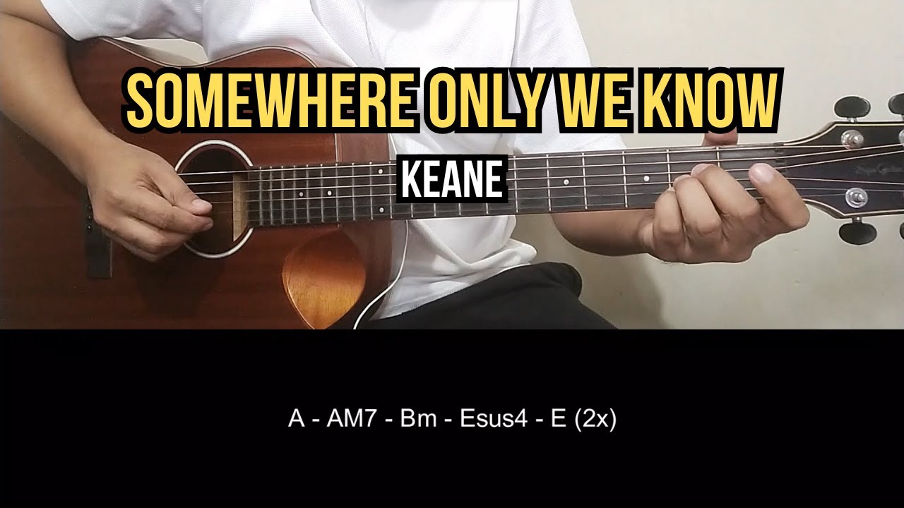 Somewhere Only We Know - Keane | Guitar Tutorial - YouTube