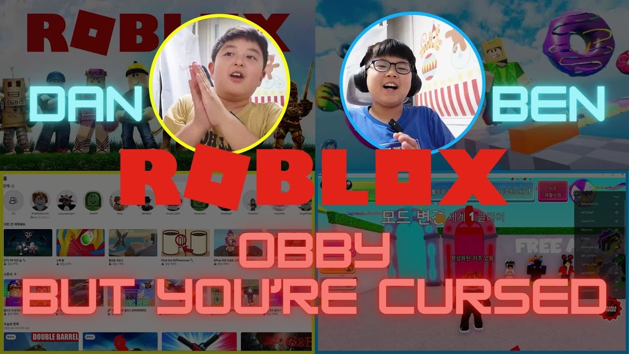 Ben & Dan Take on OBBY But You're Cursed 😱 | Roblox Challenge” - YouTube