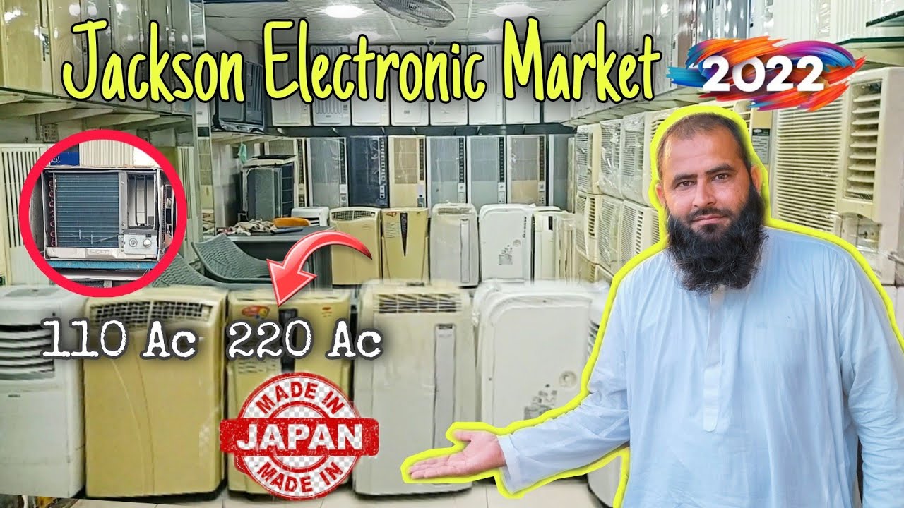 Jackson Market Karachi / Japanese Ac 110 Portable Ac 220 Window AC ...