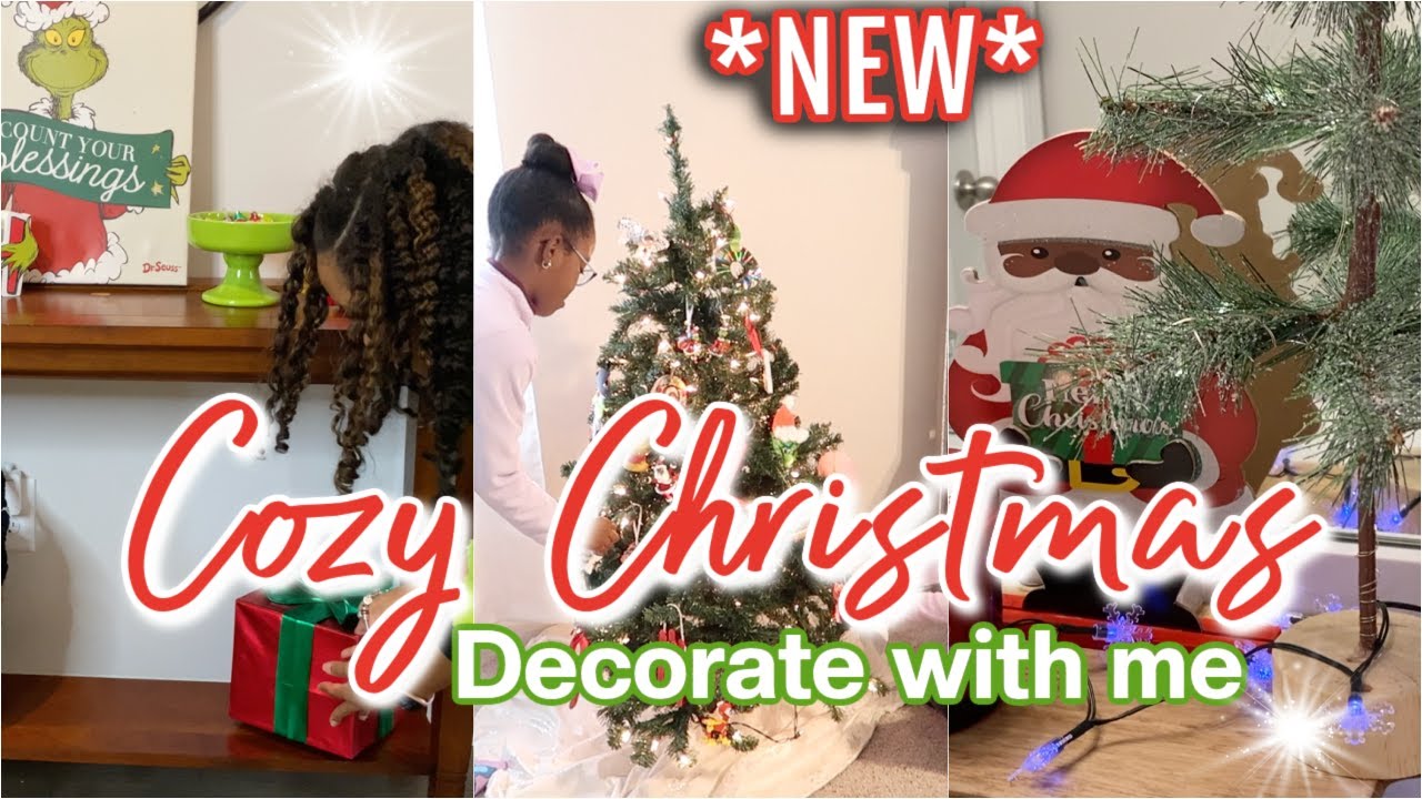 COZY CHRISTMAS DECORATE WITH ME PT. 2 | CHRISTMAS 2022 DECORATE WITH ME ...