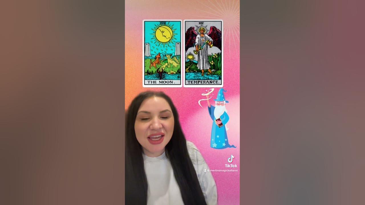 The Moon And Temperance Tarot Card Combination Youtube