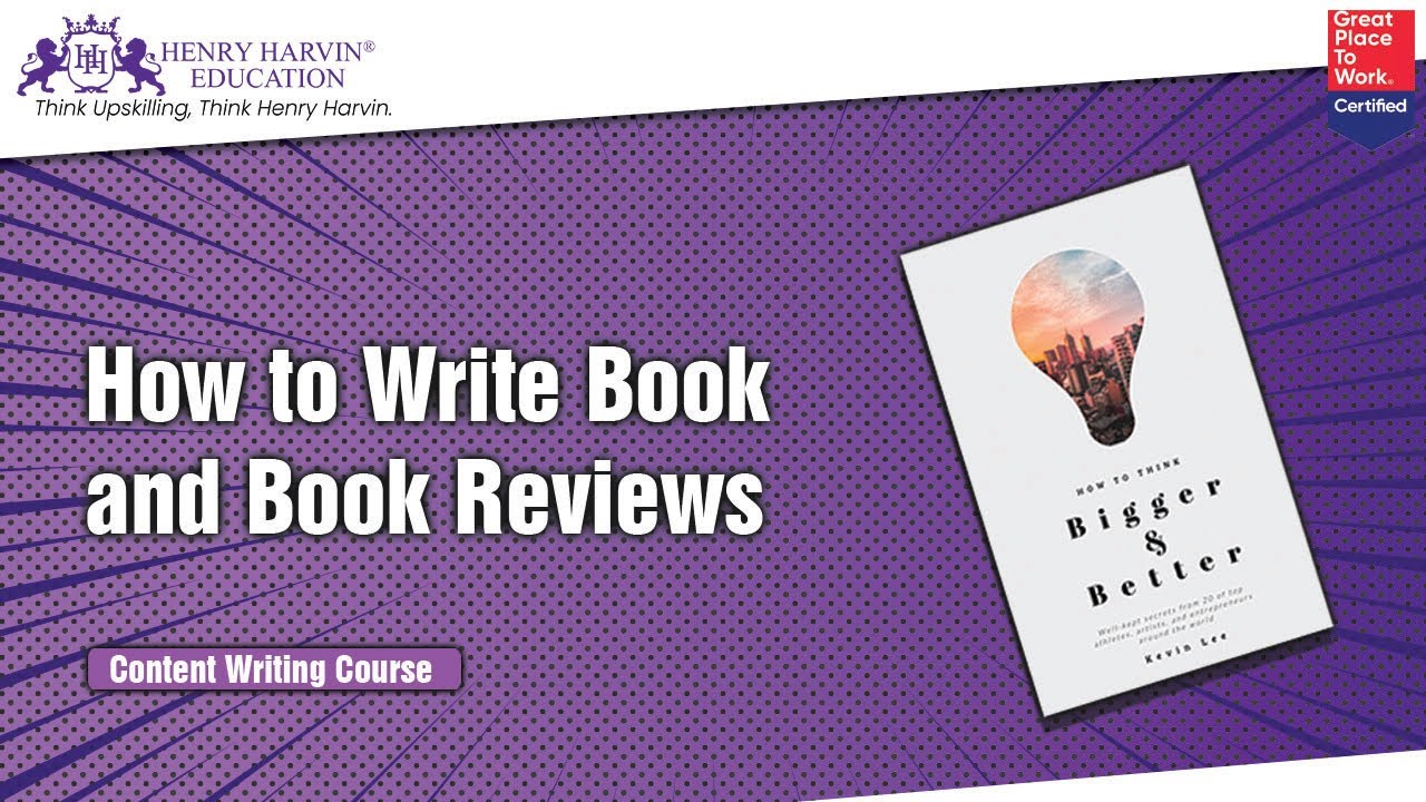 Write Book Book Reviews | Content Writing Course Tutorial Beginners ...
