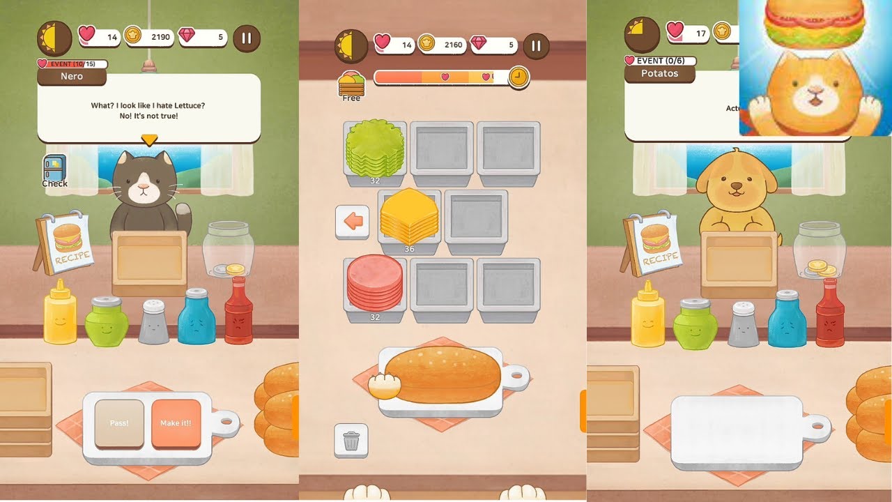 cute cafe heaven game part 1 kawaiikittymoon - YouTube