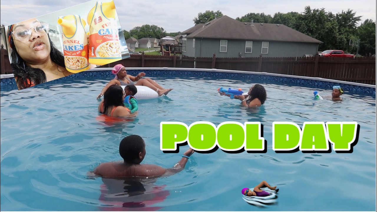POOL DAY | FAMILY OF 8 | VLOG #466 - YouTube