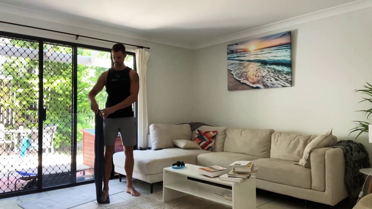 Isometric Towel lateral raise - YouTube