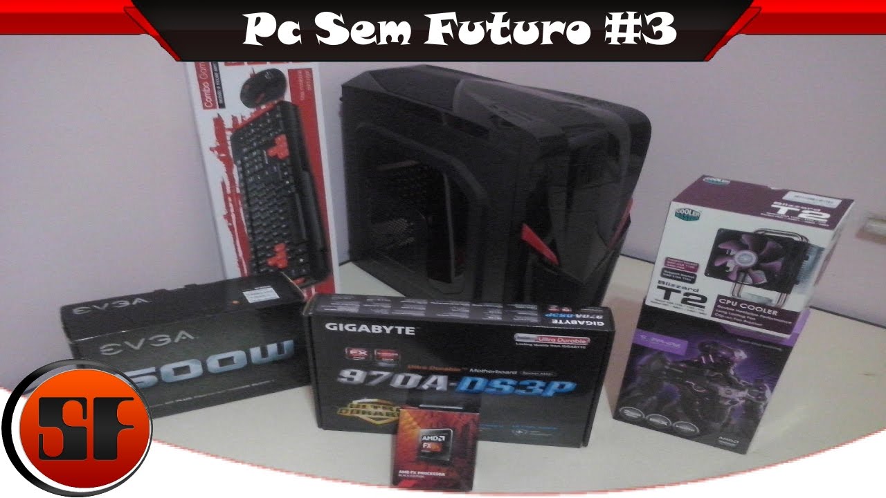 Montagem no gabinete MYMAX New Shark - Pc Sem Futuro 3 - YouTube