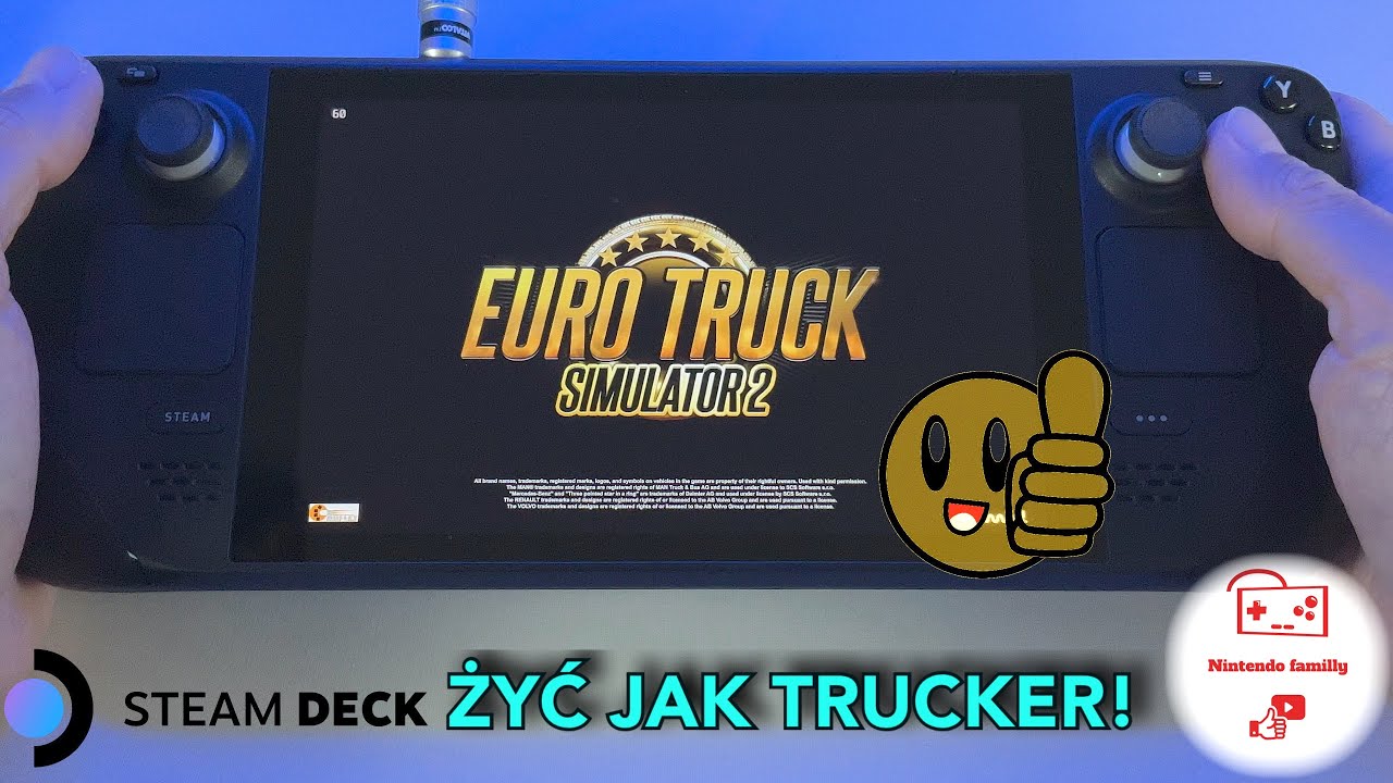 EURO TRUCK SIM 2 Życie jak Trucker! #steamdeck - YouTube