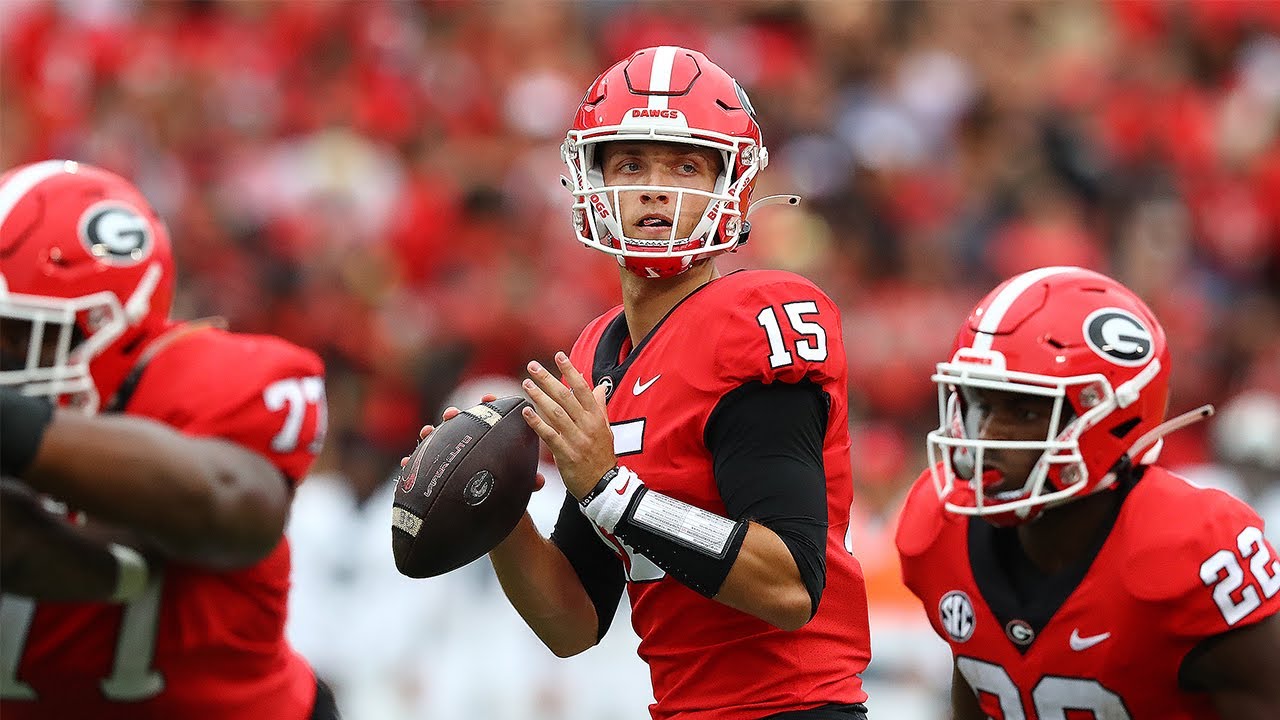 UGA QB Carson Beck 60 YD Pass to WR Arian Smith | UGA Spring Game 2022 ...
