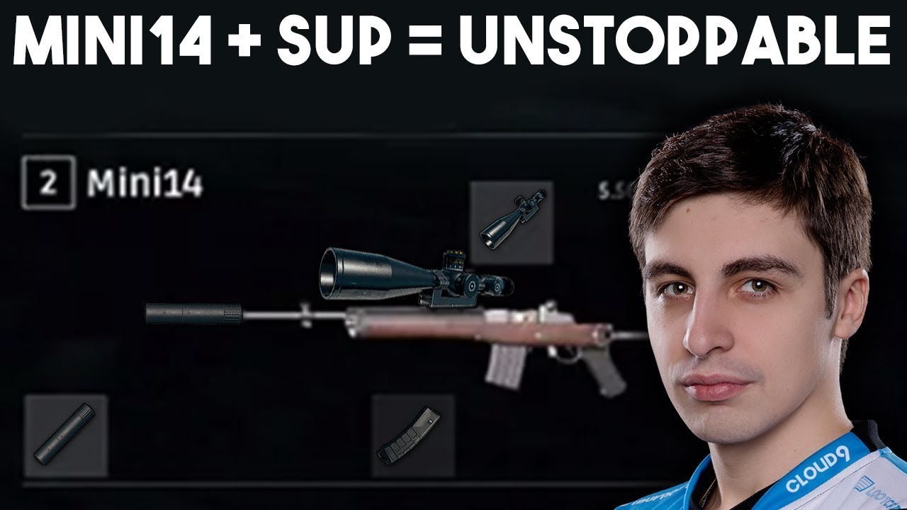 SHROUD SUPPRESSED MINI14 = UNSTOPPABLE! - Shroud Win - 23 Kills - YouTube