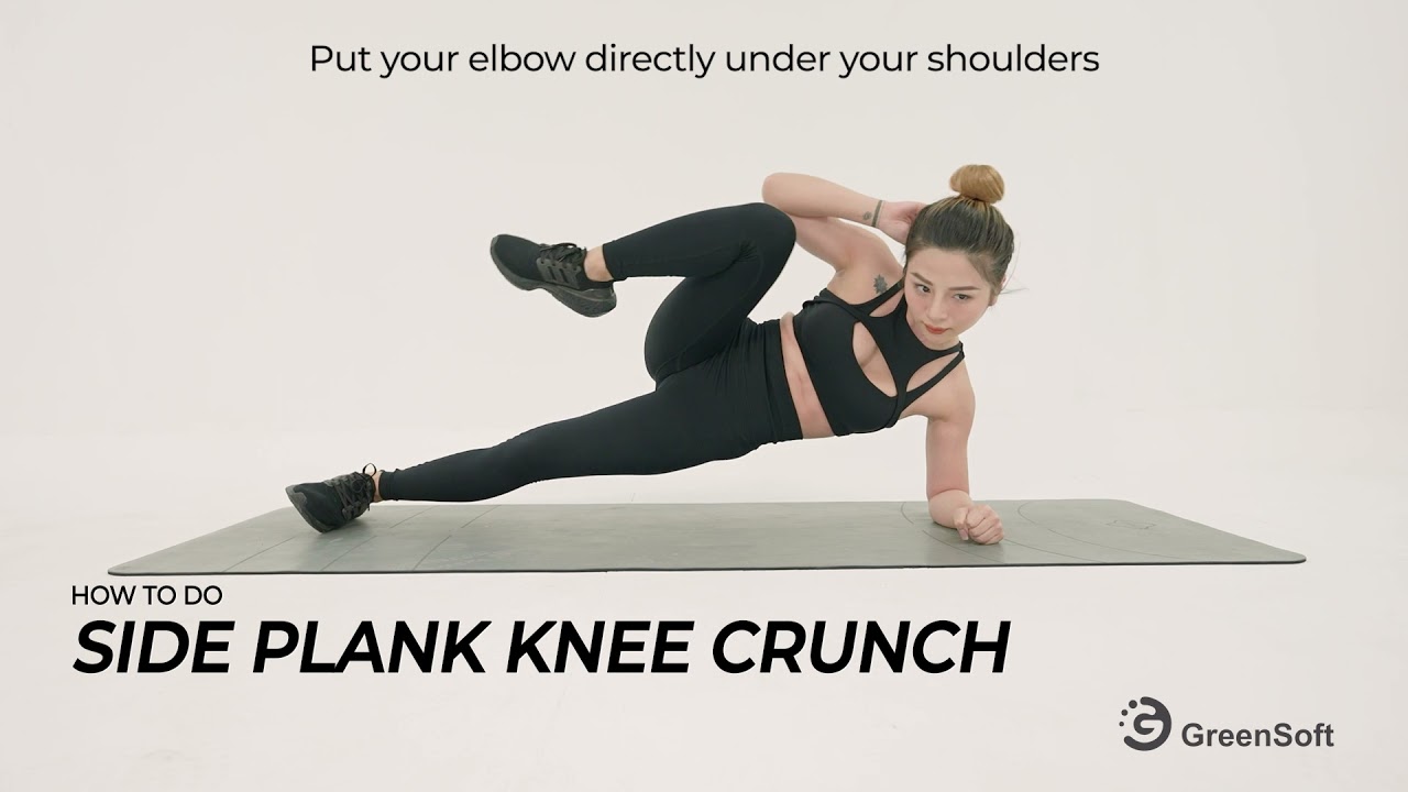 How to Do: SIDE PLANK KNEE CRUNCH - YouTube