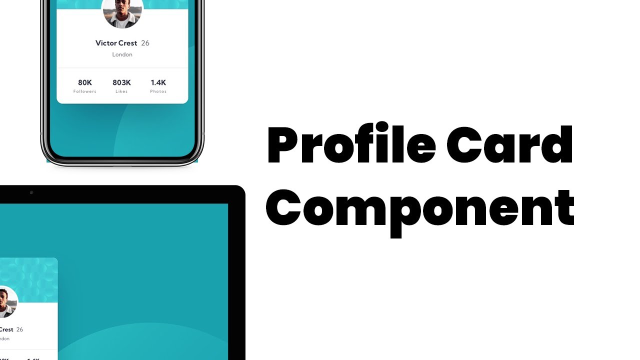 Profile Card Component Frontend Mentor Youtube