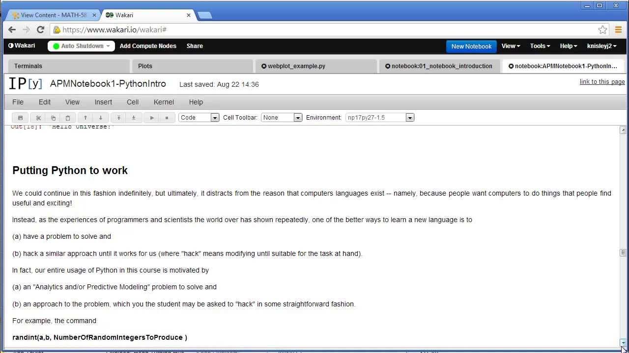 Working with IPython Notebooks - YouTube