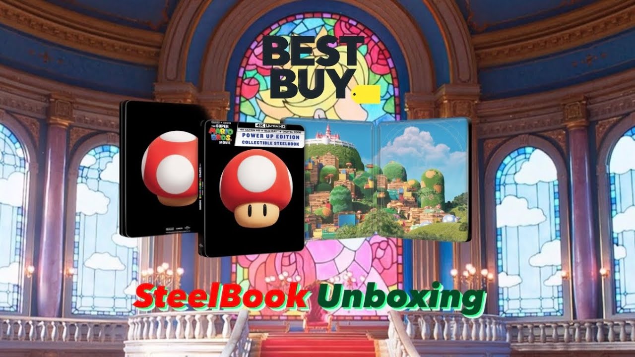 The Super Mario Bros. Movie 4K SteelBook Unboxing - YouTube